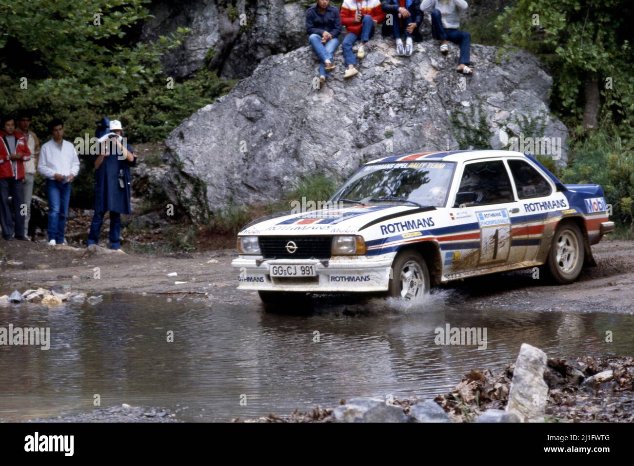 Walter Rohrl (GER) Christian Geistdorfer (GER) Opel Ascona 400 Gr4 ...