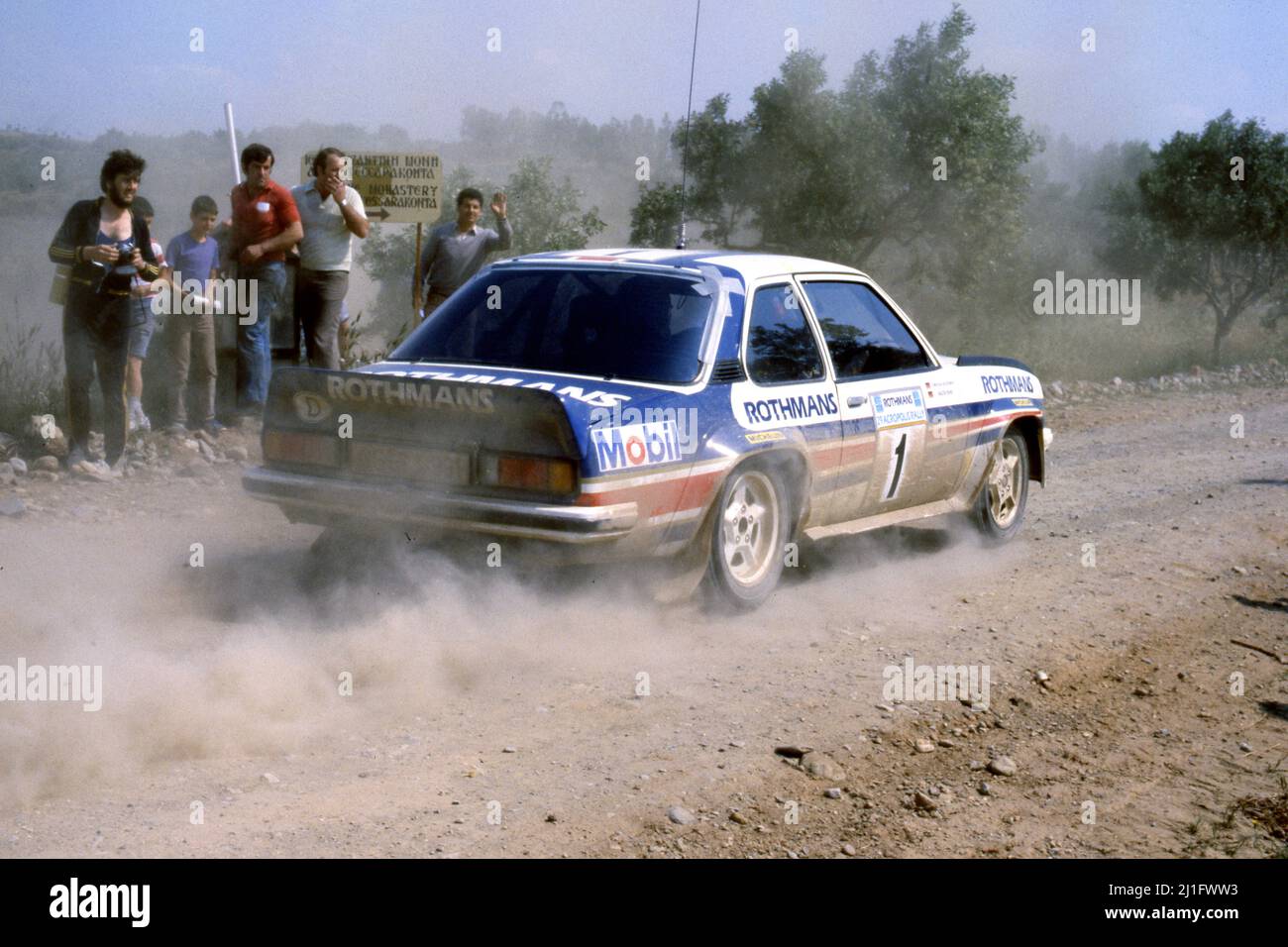 Walter Rohrl (GER) Christian Geistdorfer (GER) Opel Ascona 400 Gr4 ...