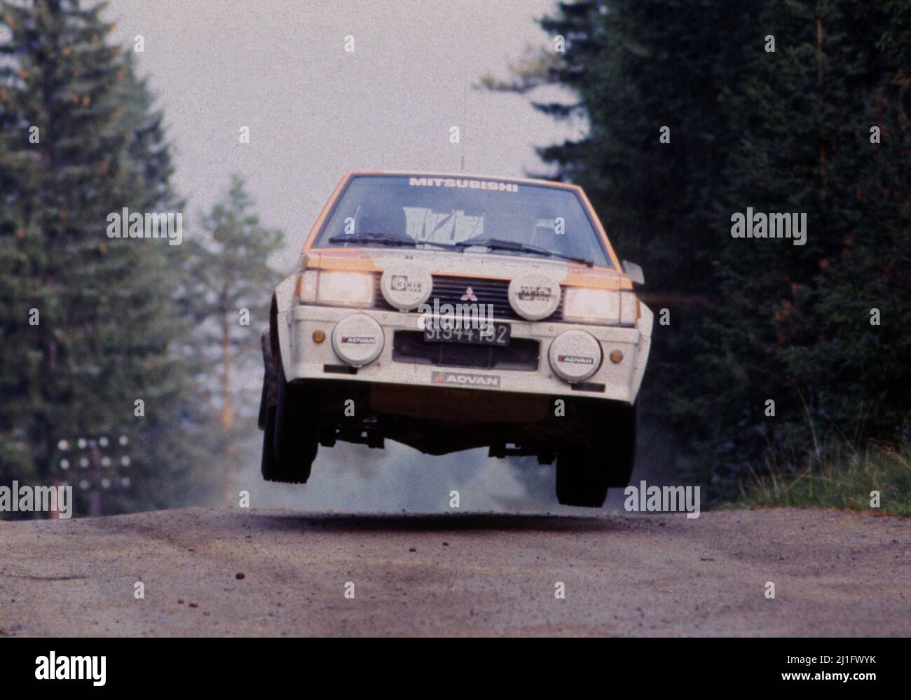 Pentti Airikkala (FIN) Juha Piironen (FIN) Mitsubishi Lancer Turbo Gr4 ...