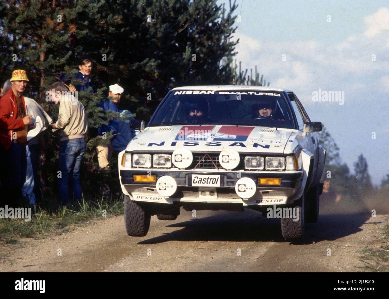 Timo Salonen (FIN) Seppo Harjanne (FIN) Nissan Datsun Silvia Turbo Gr2 ...