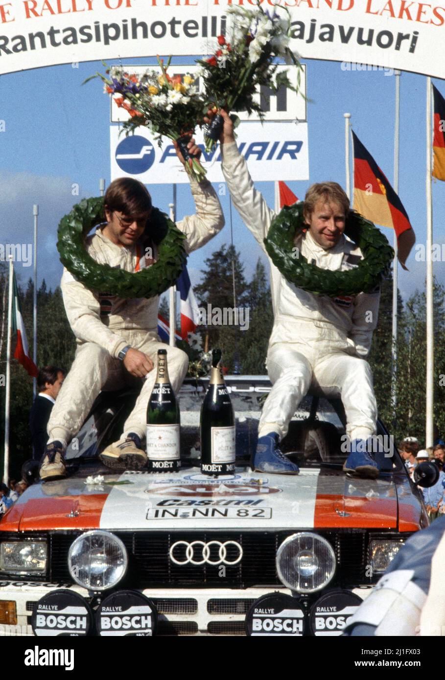 Hannu Mikkola (FIN) Arne Hertz (SWE) Audi Quattro Gr4 Audi Sport 1st ...