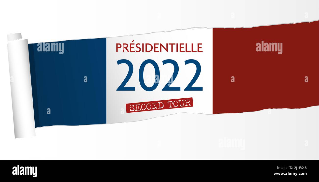 French presidential election vote illustration Stock Photo - Alamy
