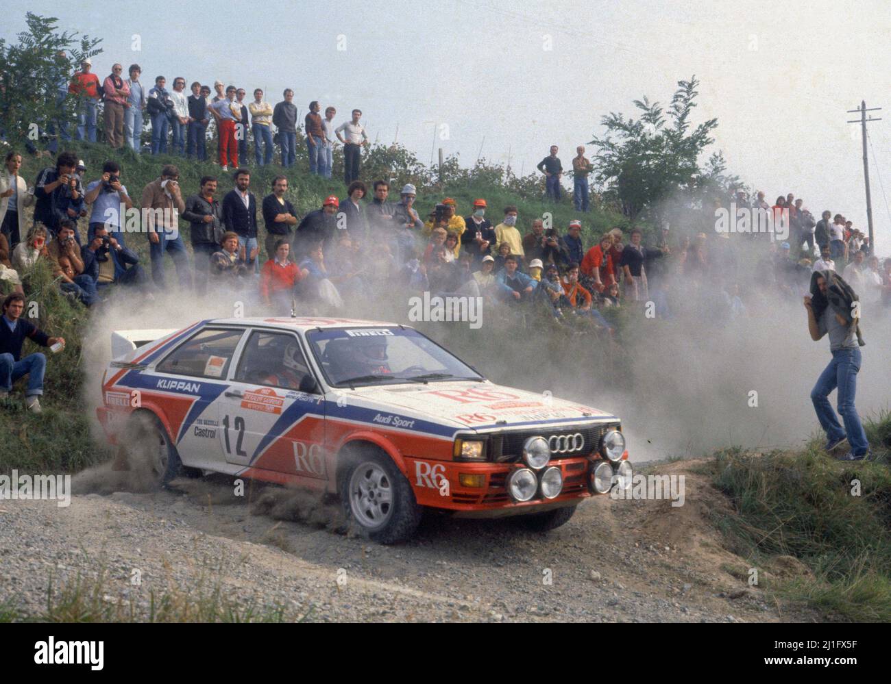 Michele Cinotto (ITA) Emilio Radaelli (ITA) Audi Quattro Gr4 Seree R6 ...