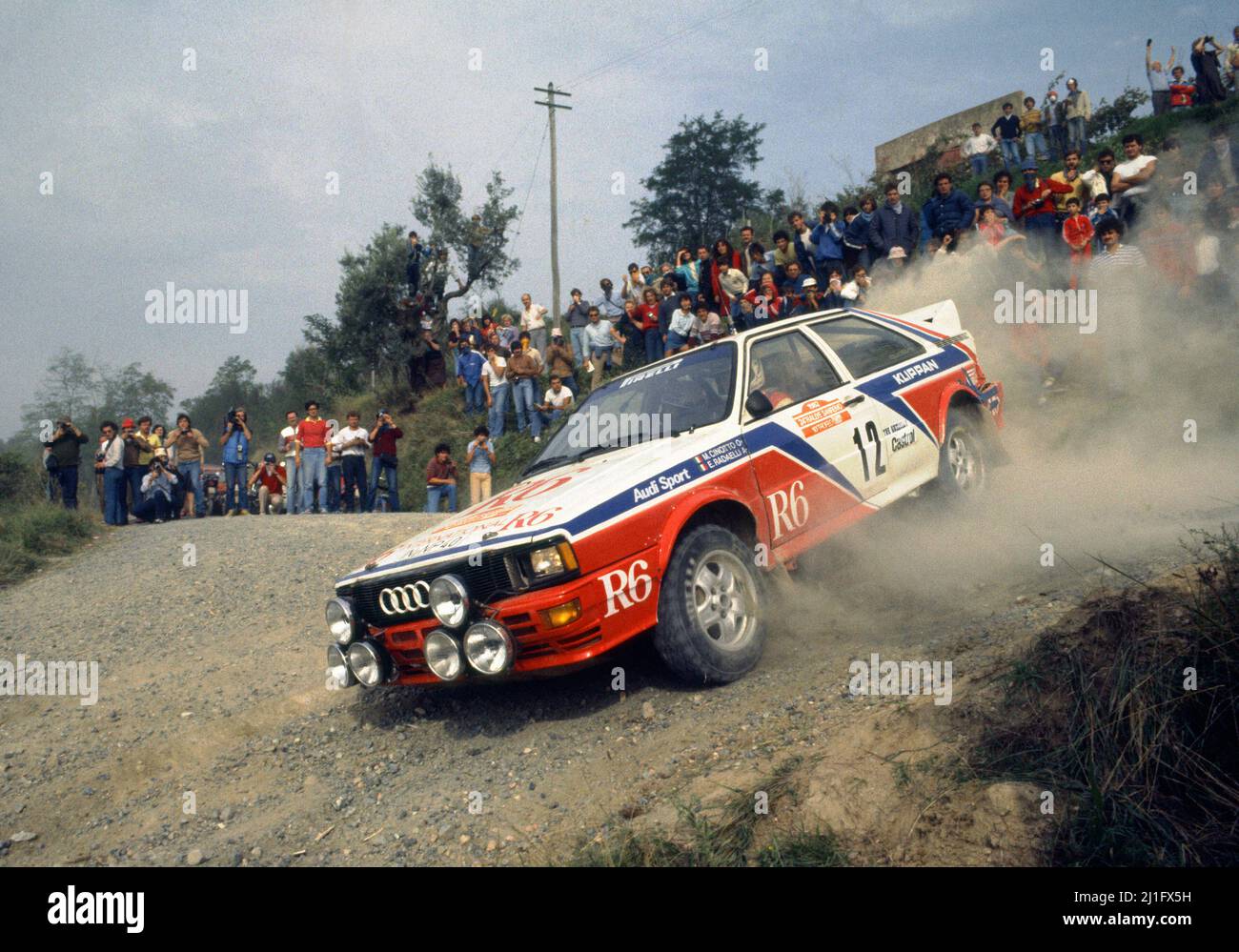 Michele Cinotto (ITA) Emilio Radaelli (ITA) Audi Quattro Gr4 Seree R6 ...