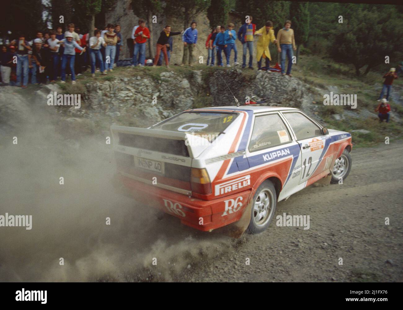 Michele Cinotto (ITA) Emilio Radaelli (ITA) Audi Quattro Gr4 Seree R6 ...