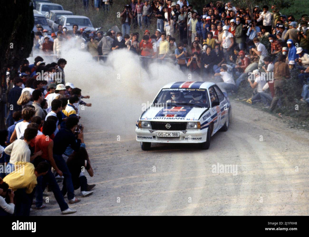 Walter Rohrl (GER) Christian Geistdorfer (GER) Opel Ascona 400 Gr4 ...