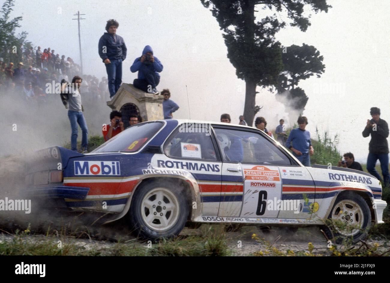 Henri Toivonen (FIN) Fred Gallagher (GBR) Opel Ascona 400 Gr4 Rothmans ...
