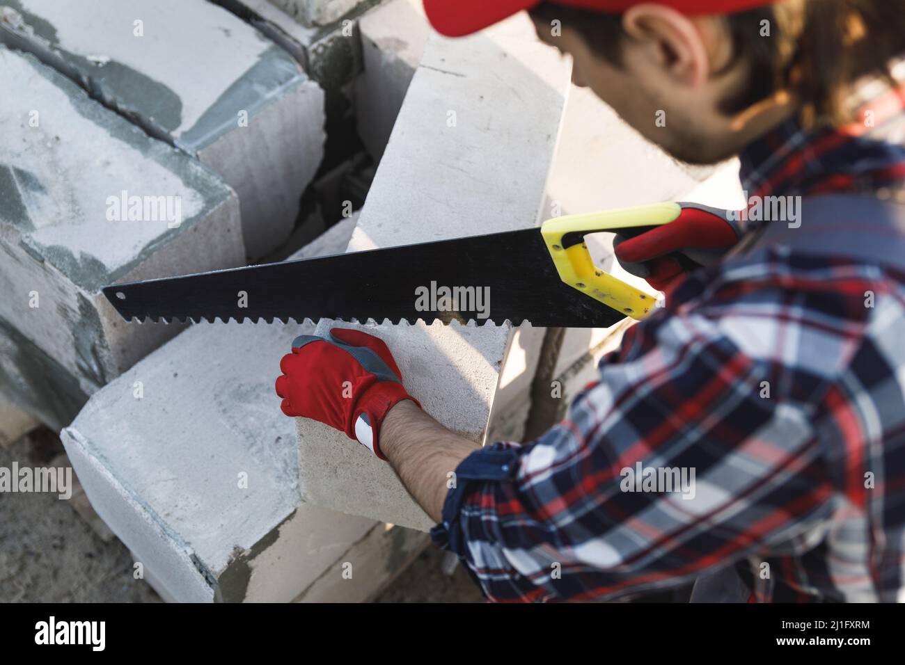 Masonry aac block hi-res stock photography and images - Alamy