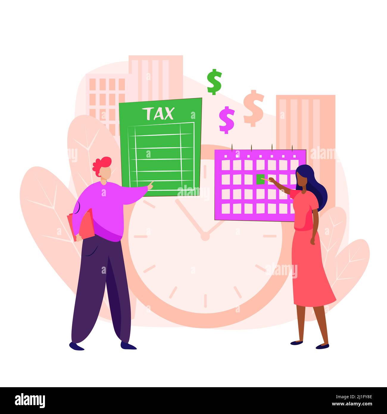 Person paying tax Stock Vector Images - Alamy