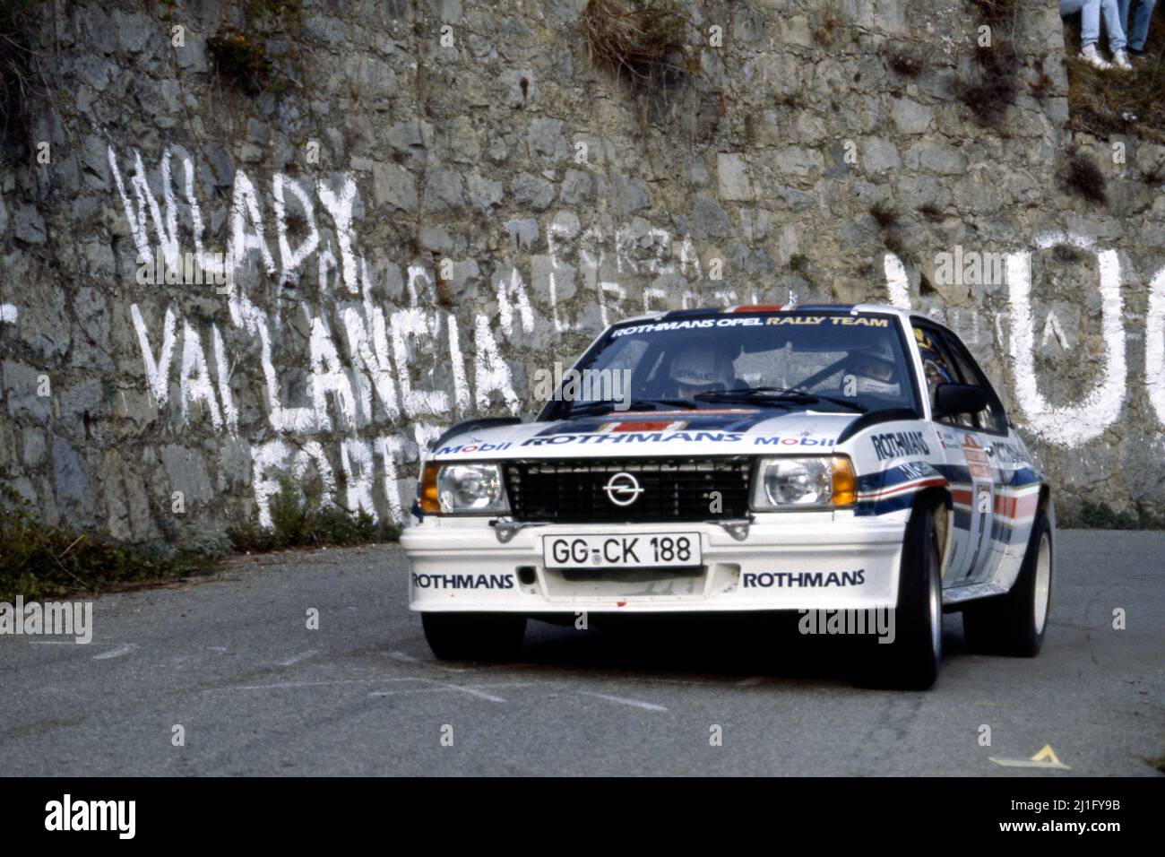 Walter Rohrl (GER) Christian Geistdorfer (GER) Opel Ascona 400 Gr4 ...
