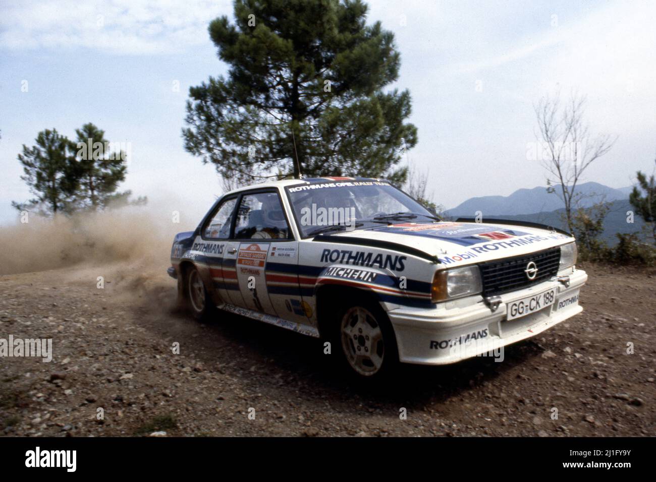Walter Rohrl (GER) Christian Geistdorfer (GER) Opel Ascona 400 Gr4 ...