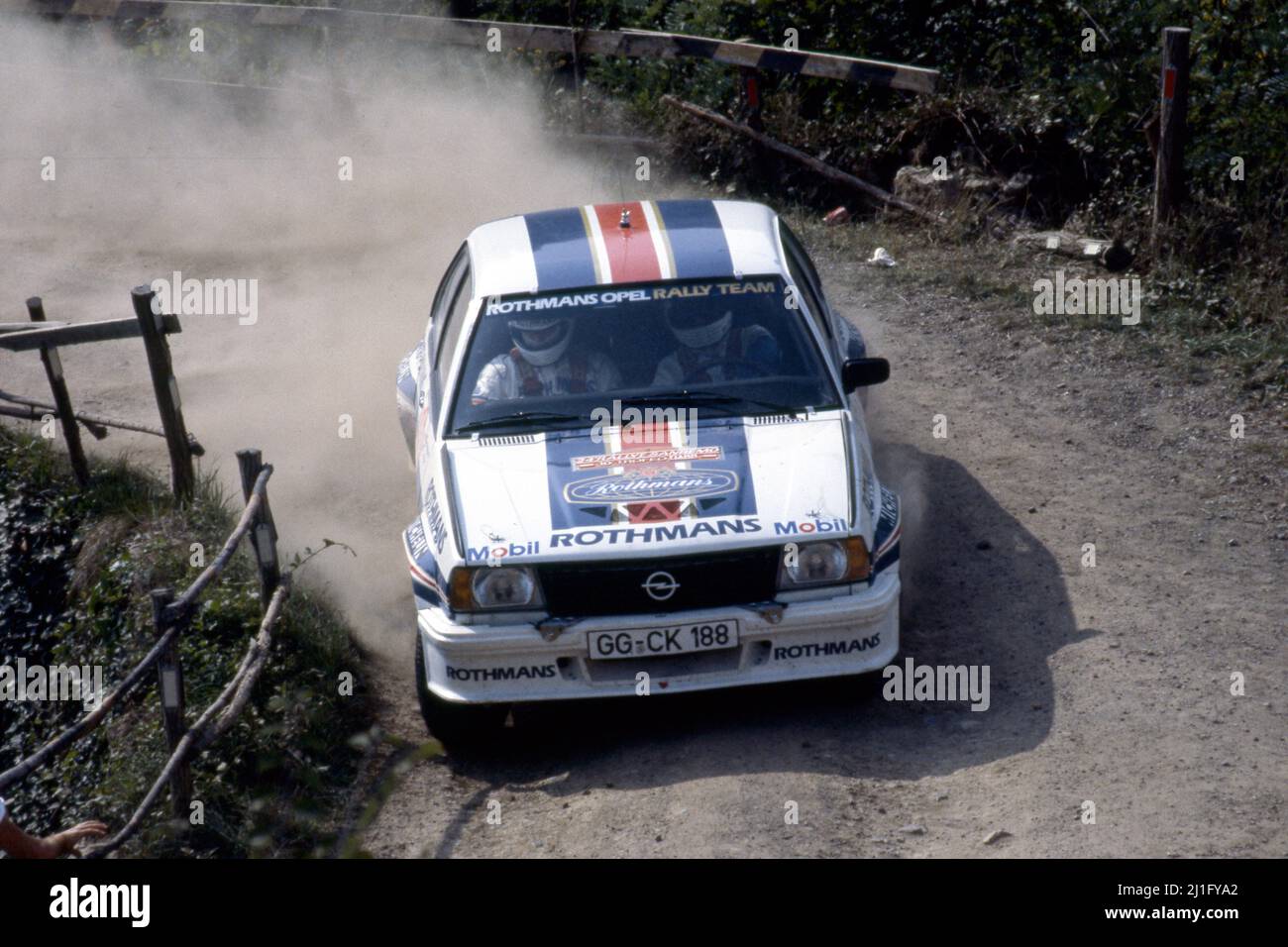Walter Rohrl (GER) Christian Geistdorfer (GER) Opel Ascona 400 Gr4 ...