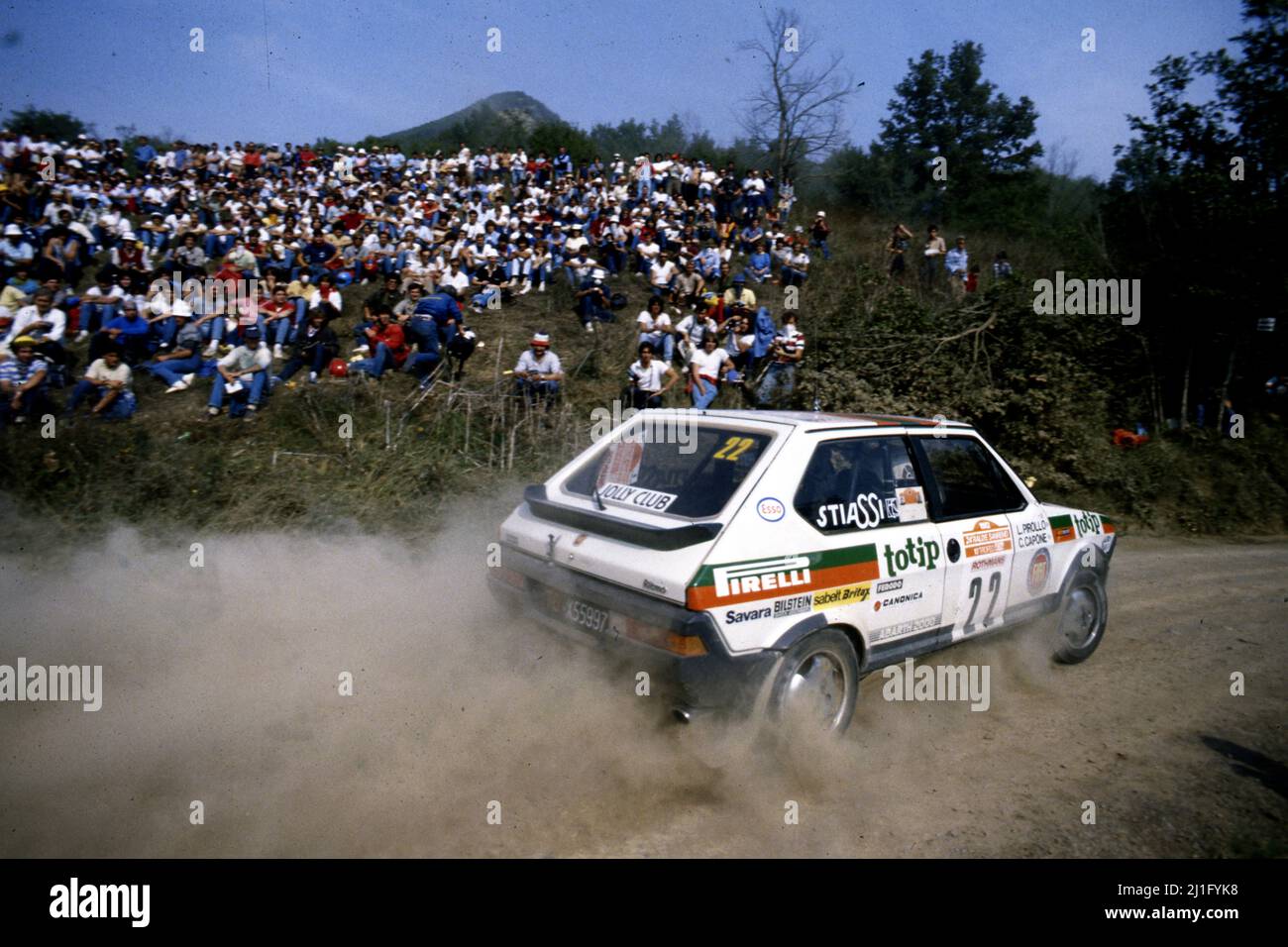 Carlo Capone (ITA) Luigi Pirollo (ITA) Fiat Ritmo Abarth 125 GrA Jolly ...