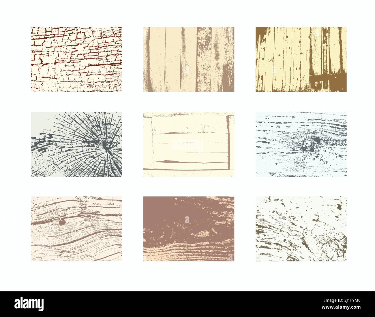 Wood textures template. Vector natural wooden background Stock Vector ...