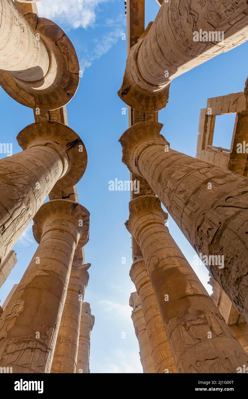 Ramses ii hypostyle hall hi-res stock photography and images - Alamy