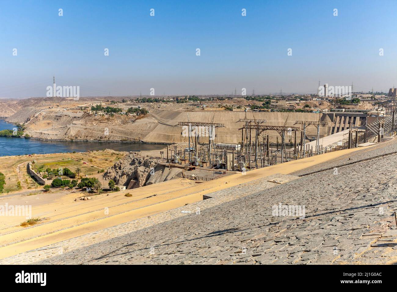 Aswan High Dam, Egypt Stock Photo - Alamy