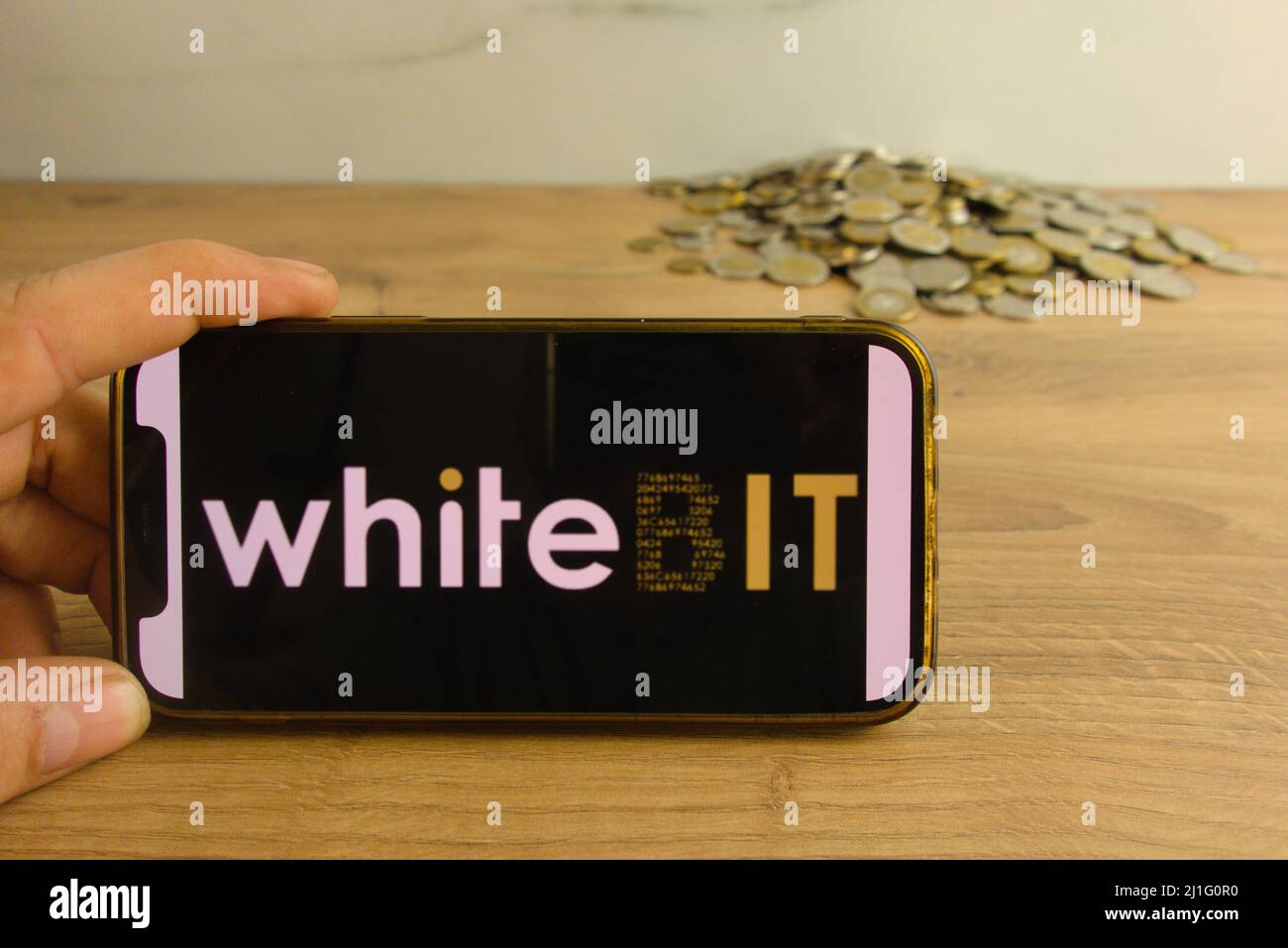 Whitebit logo hi-res stock photography and images - Alamy