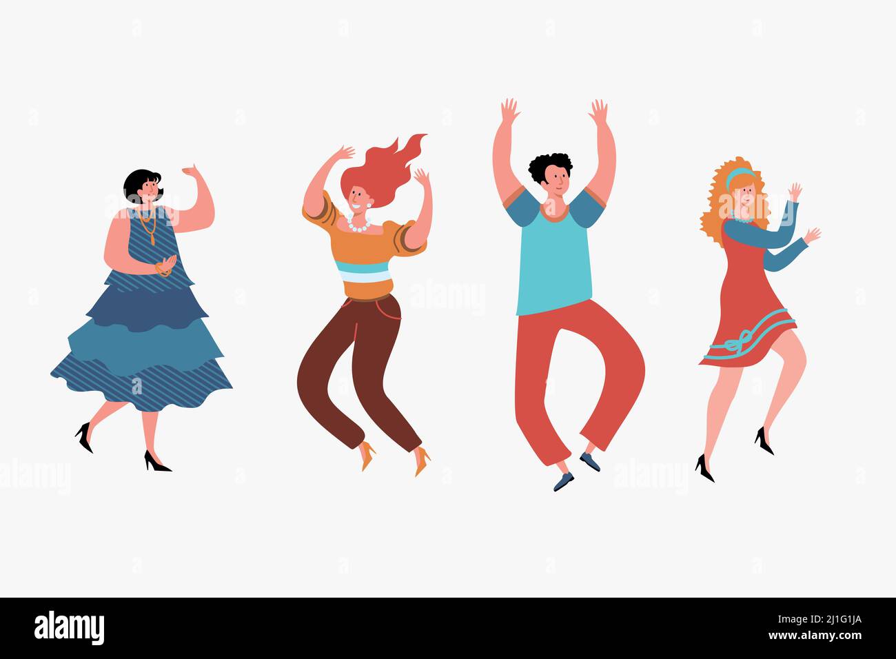 Happy People Dancing