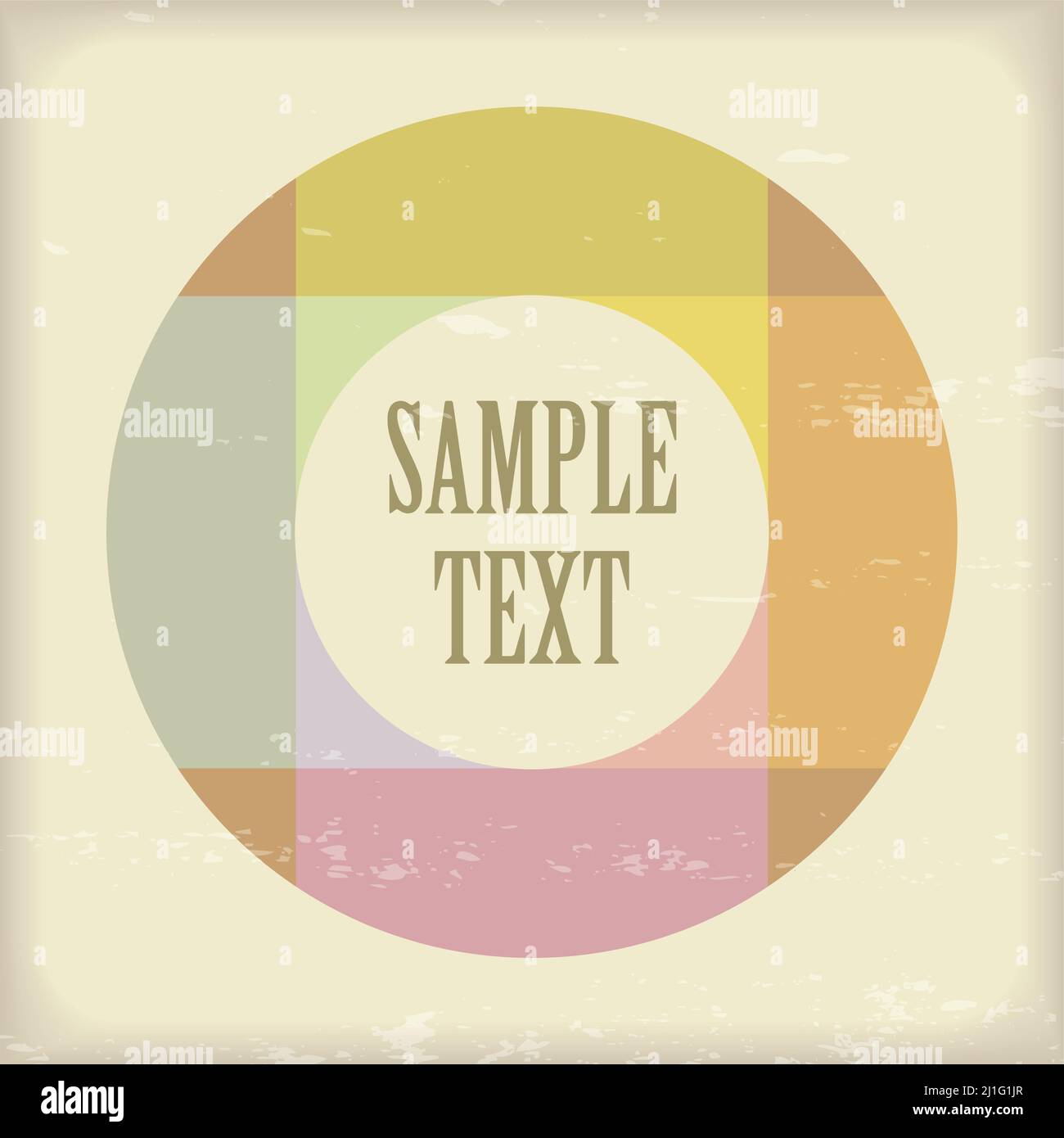 Retro circle hi-res stock photography and images - Alamy