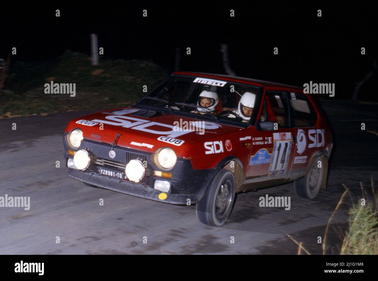 Daniele Signori (ITA) Mario Ferfoglia (ITA) Fiat Ritmo 125 Tc Abarth GrN Jolly Club Sartori ...