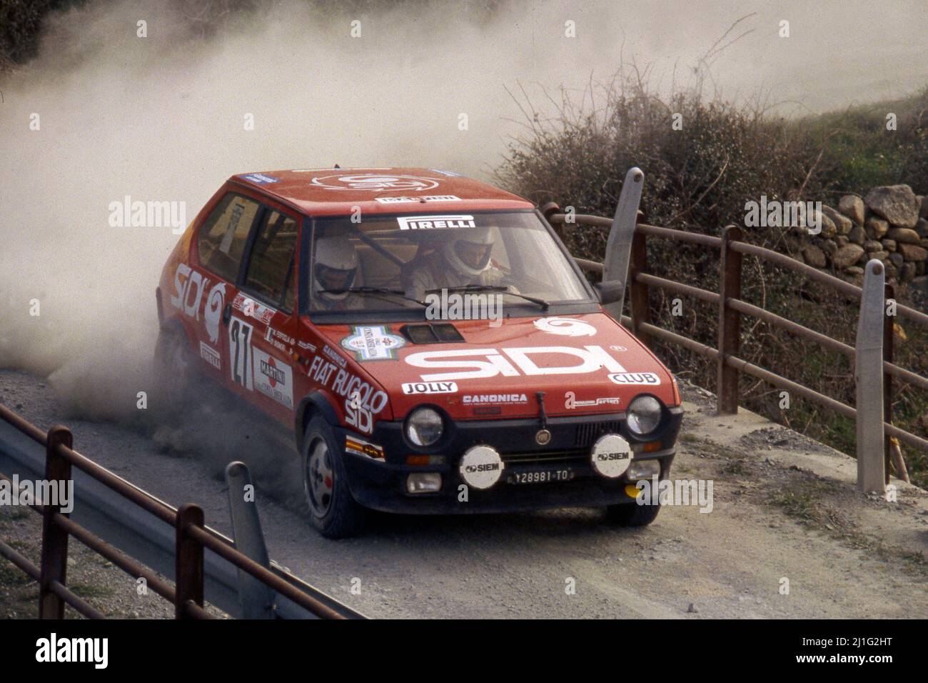 Daniele Signori (ITA) Mario Ferfoglia (ITA) Fiat Ritmo 125 Tc Abarth GrN Jolly Club Sartori ...