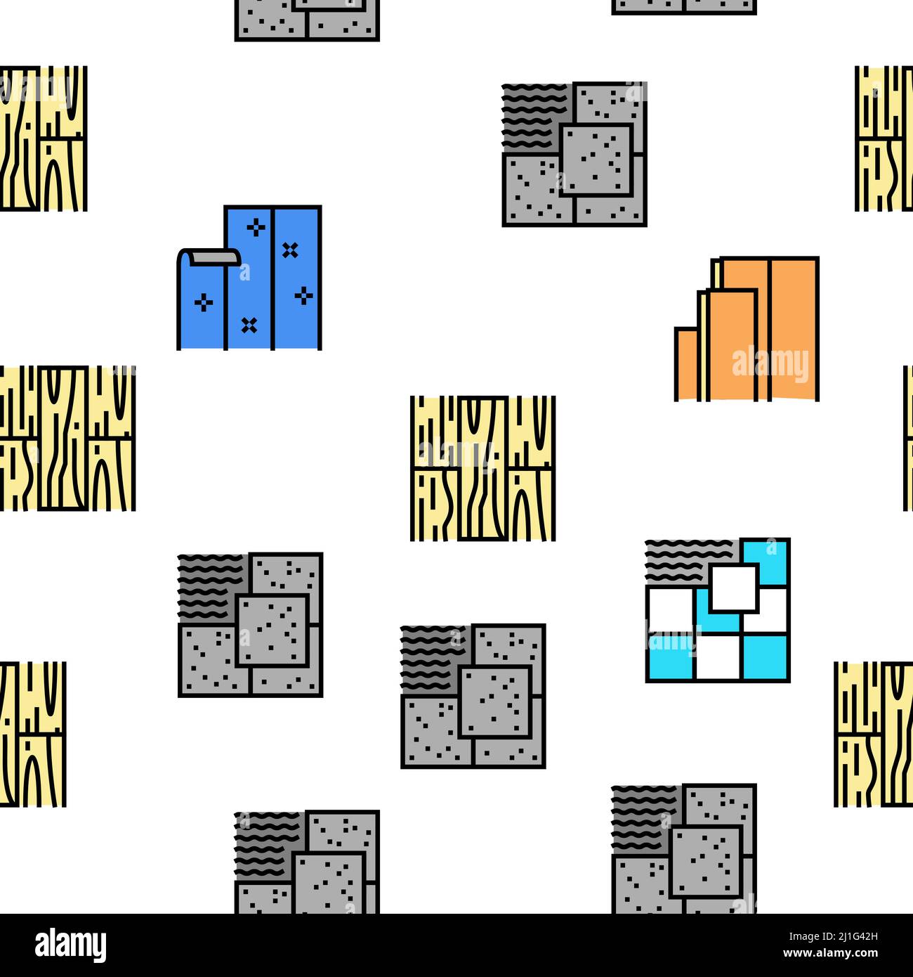 Floor Installation Vector Seamless Pattern Stock Vector Image & Art - Alamy