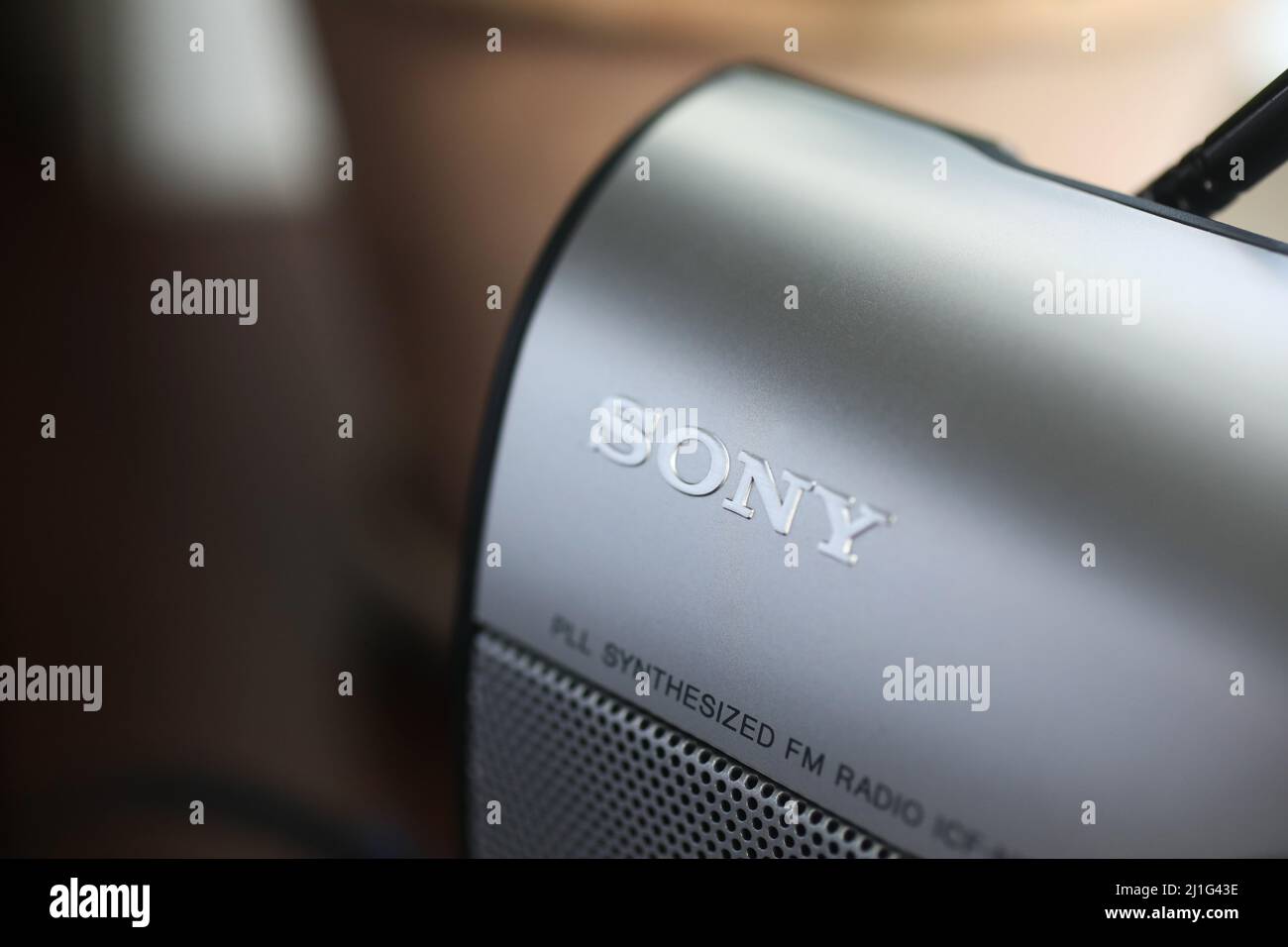 An FM radio, from Sony, which is powered by batteries, is good in times ...