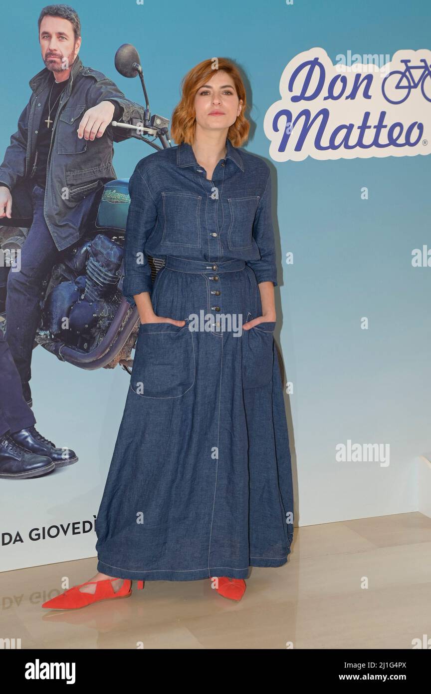 Maria Chiara Giannetta attends the photocall of the Rai fiction Don ...