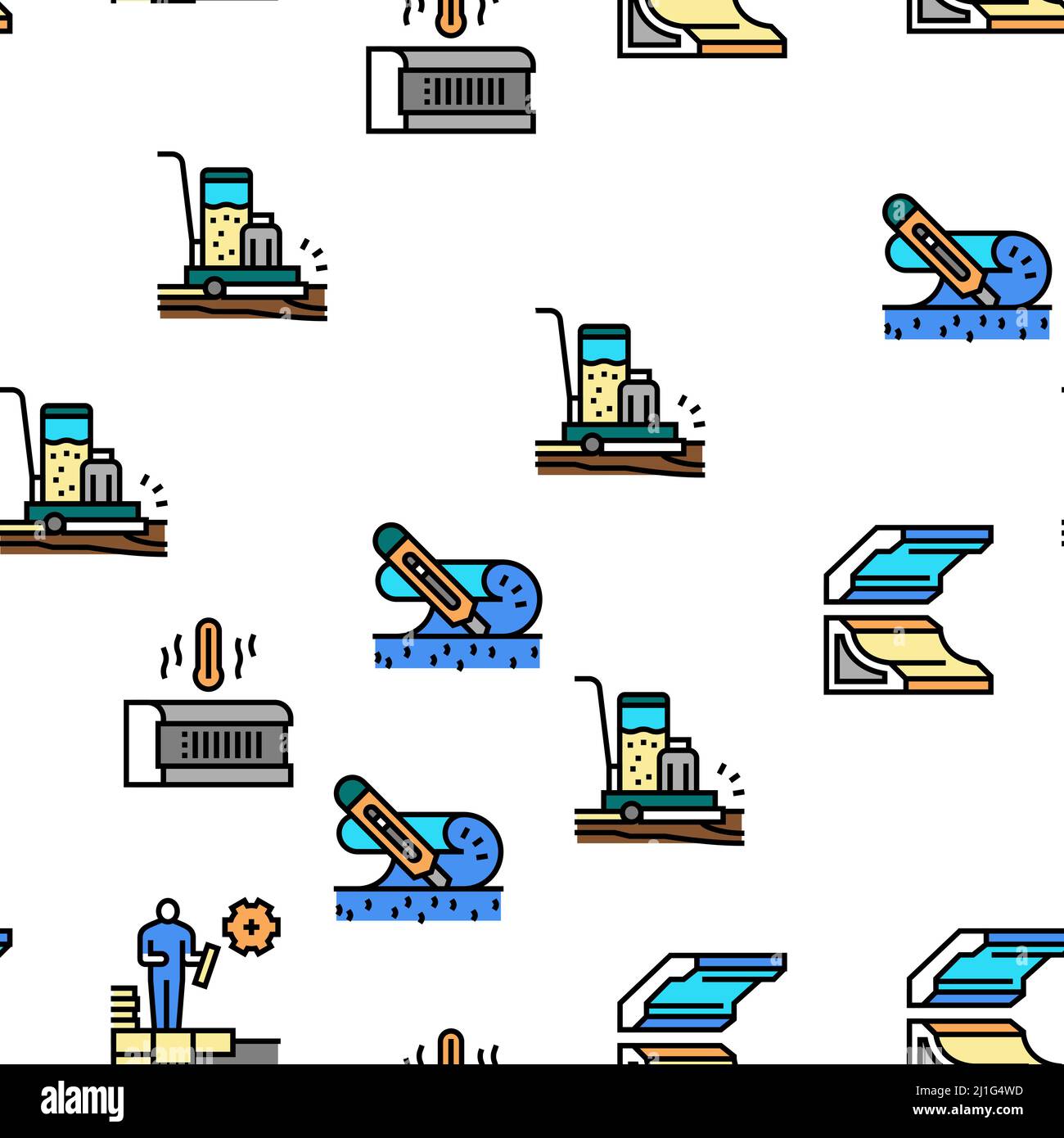 Floor Installation Vector Seamless Pattern Stock Vector Image & Art - Alamy