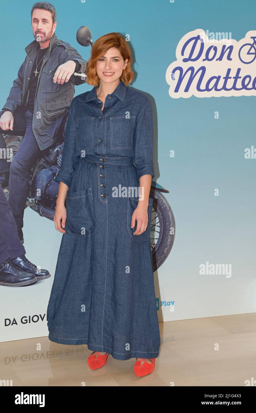 Maria Chiara Giannetta attends the photocall of the Rai fiction Don ...