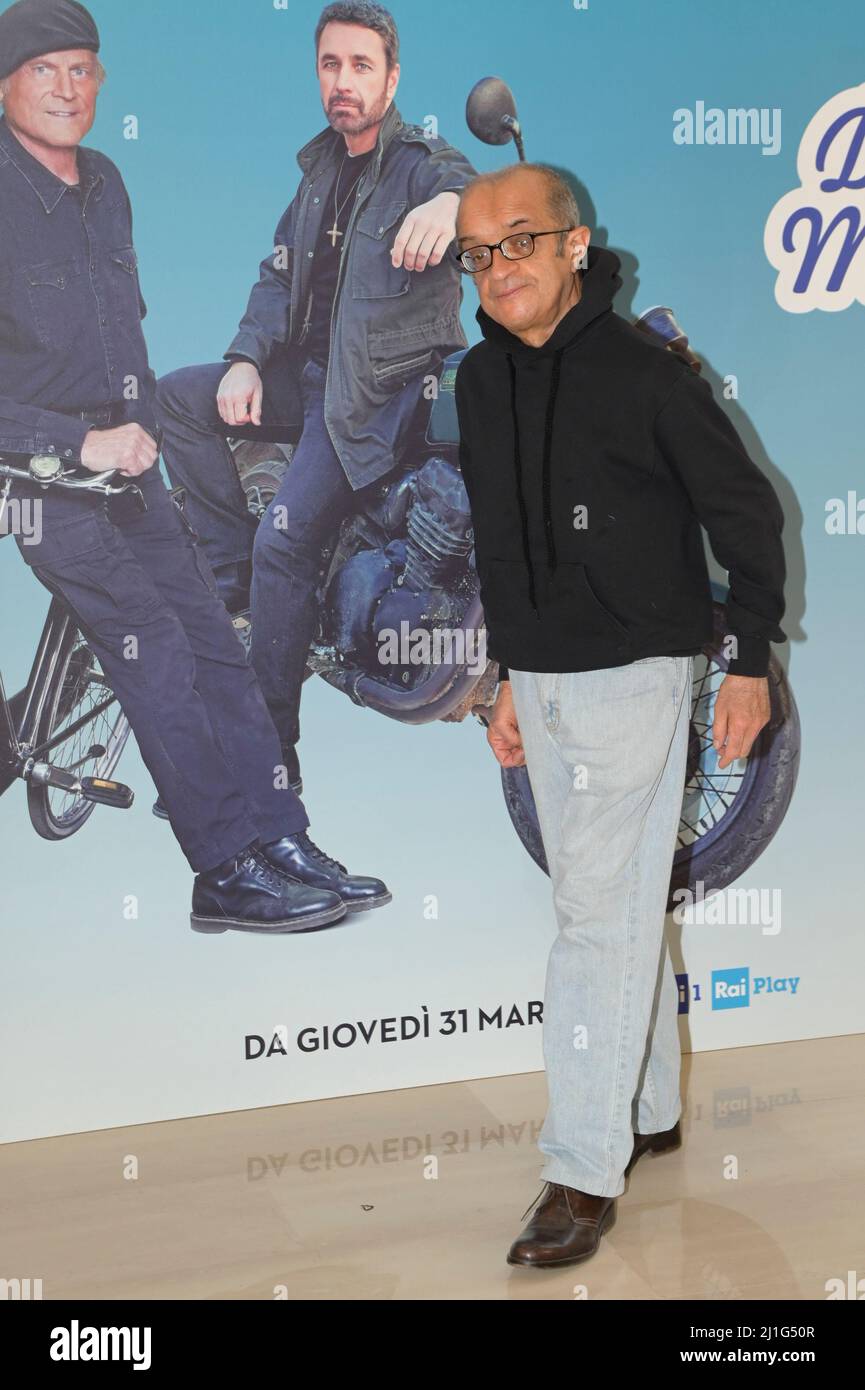 Francesco Scali attends the photocall of the Rai fiction Don Matteo 13 ...