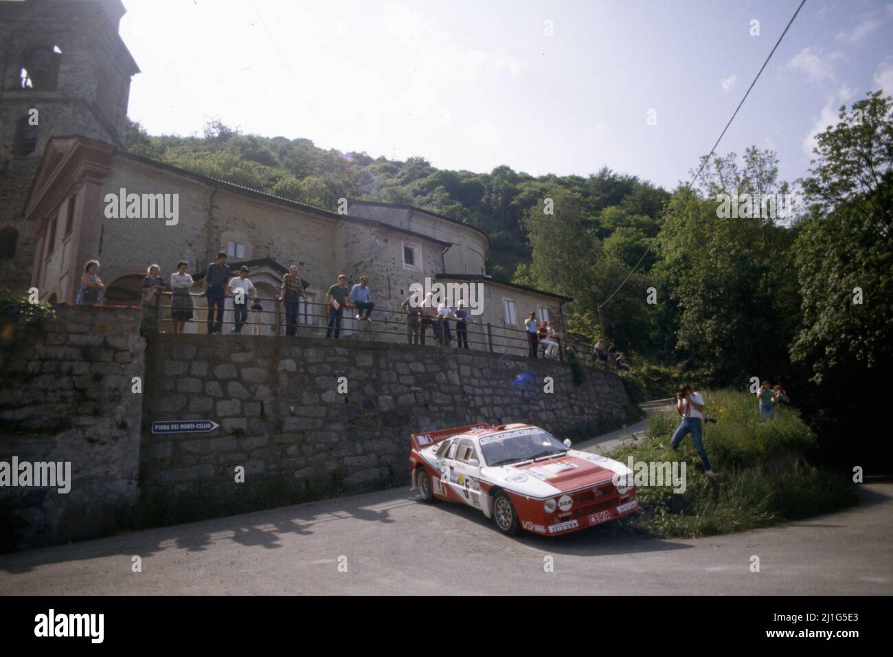 Michele Cinotto (ITA) Sergio Cresto (USA) Lancia Rally 037 GrB Tre ...