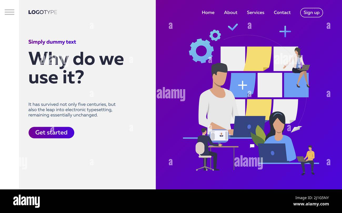 Business people planning work tasks, sample text. Reminder, scheduling ...