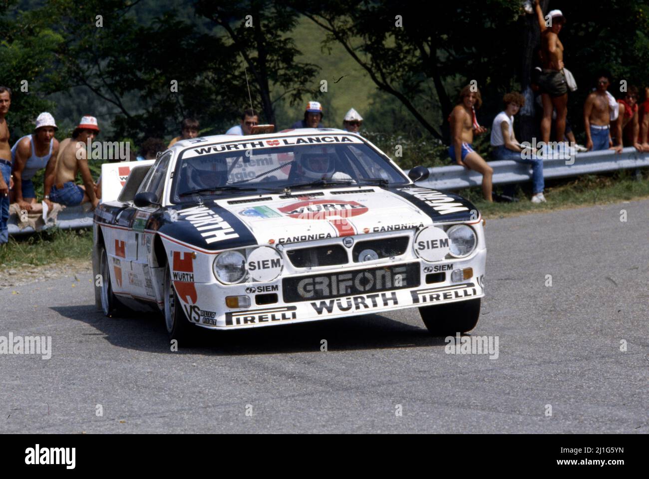 Gianfranco Cunico (ITA) Ergy Bartolich (ITA) Lancia Rally 037 GrB ...