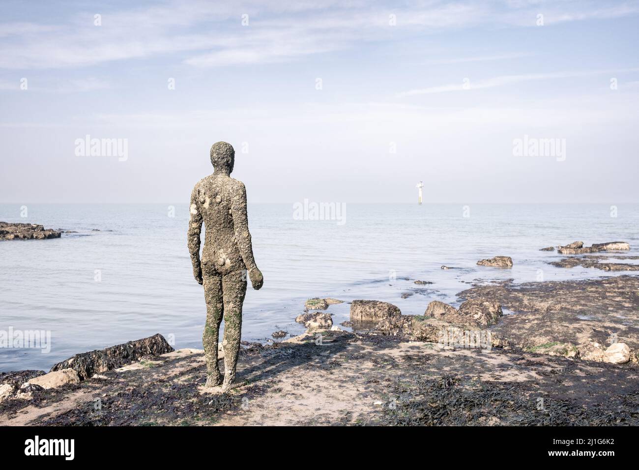 Statue & Installation: 'Another Time' by Anthony Gormley, Margate, Kent ...