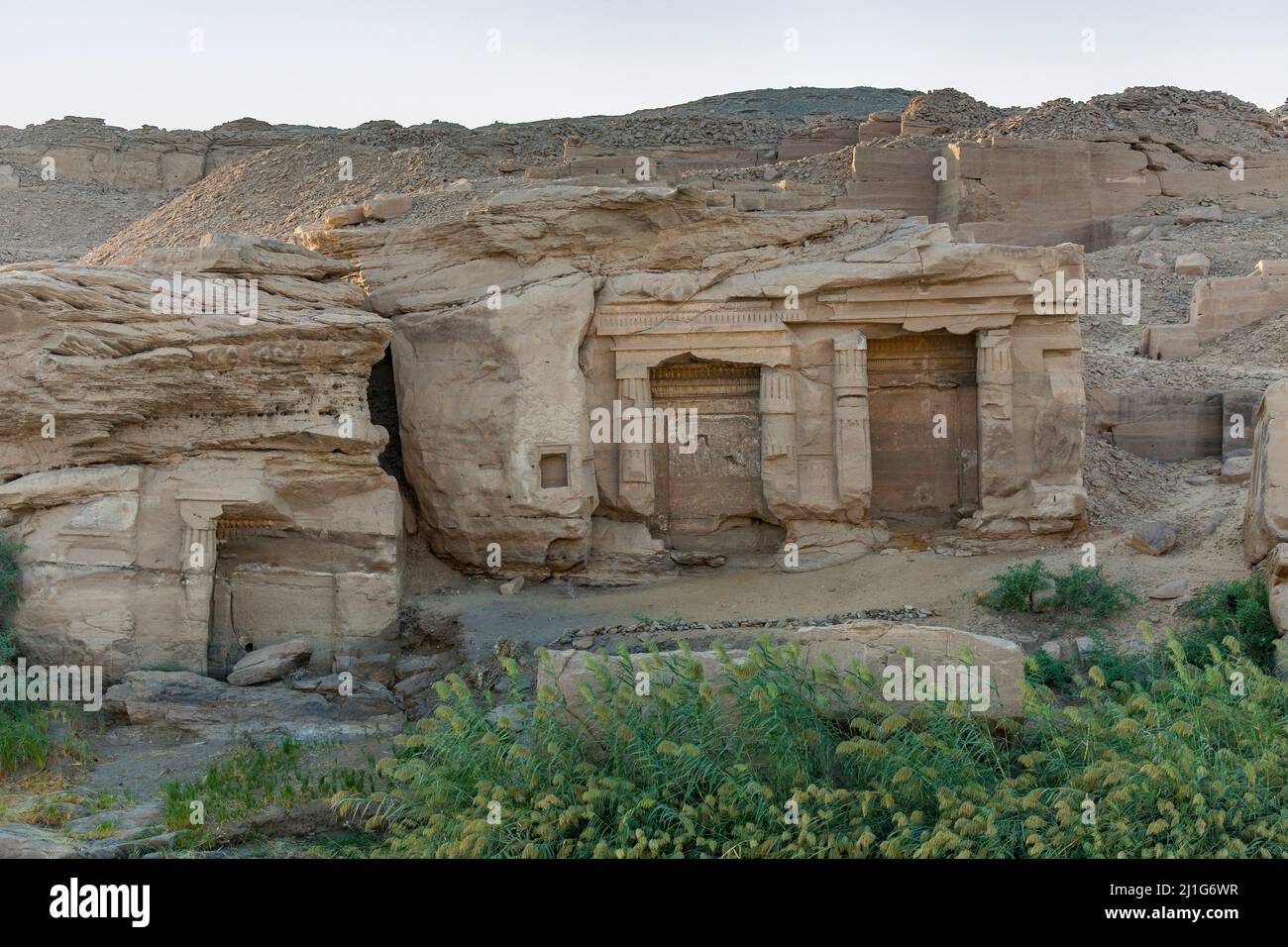 Tombs of the nobles nile hi-res stock photography and images - Alamy