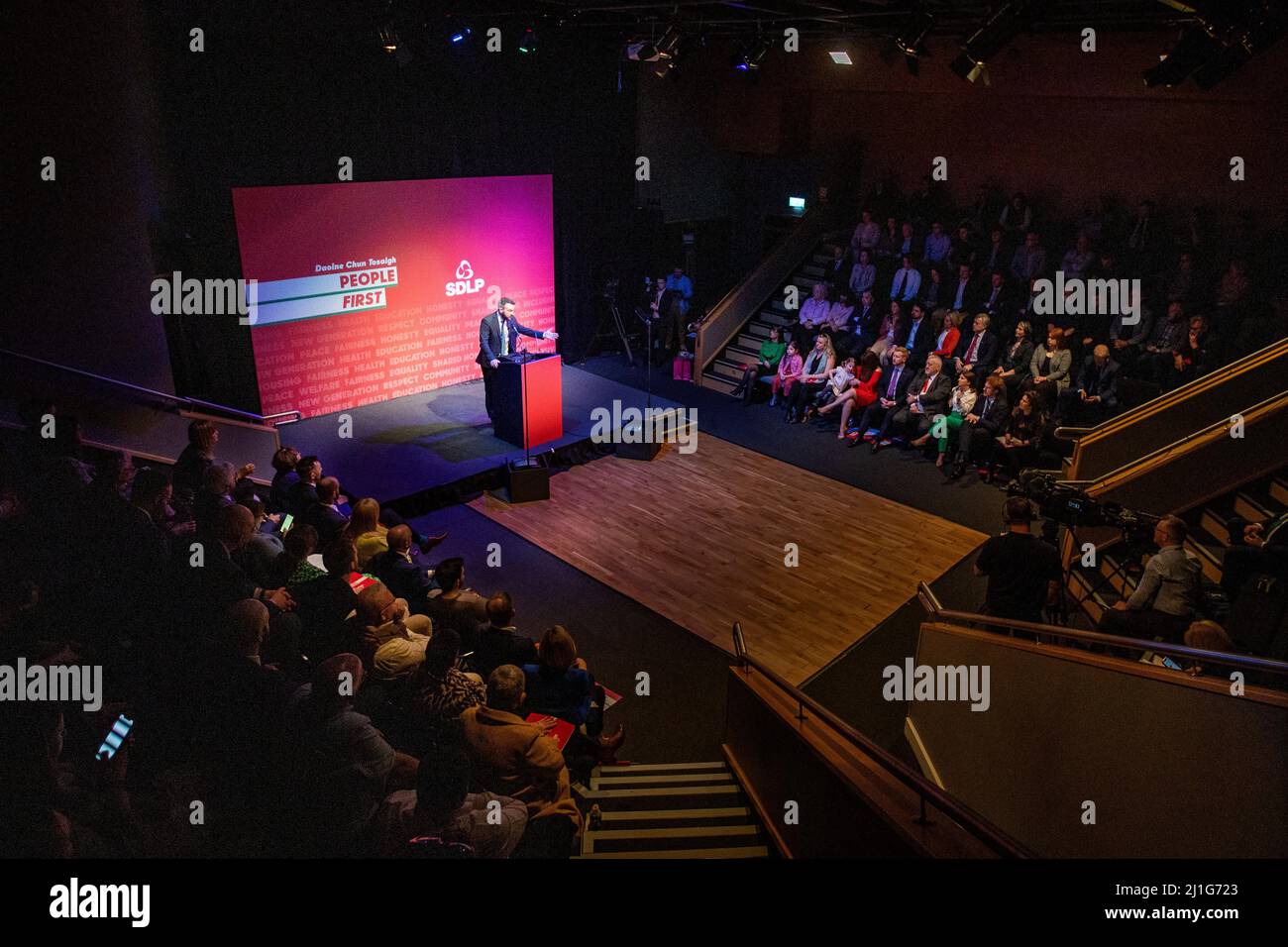 SDLP leader Colum Eastwood during the Social Democrat and Labour Party ...