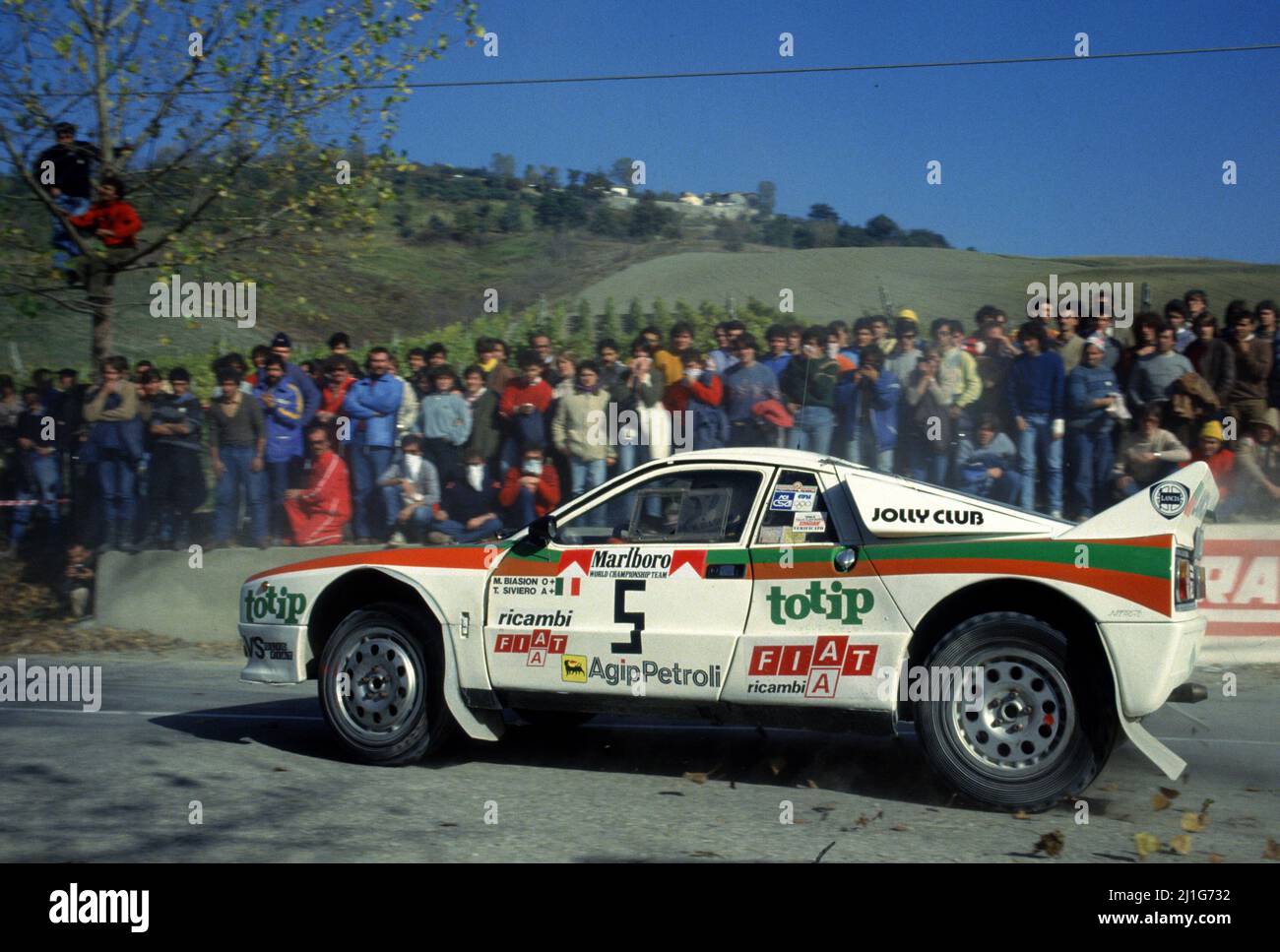 Massimo Miki Biasion (ITA) Tiziano Siviero (ITA) Lancia Rally 037 GrB ... Massimo Miki Biasion (ITA) Tiziano Siviero (ITA) Lancia Rally 037 GrB ...