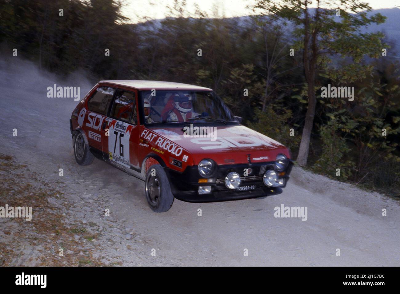 Daniele Signori (ITA) Mario Ferfoglia (ITA) Fiat Ritmo 125 Tc Abarth GrN Jolly Club Sartori ...