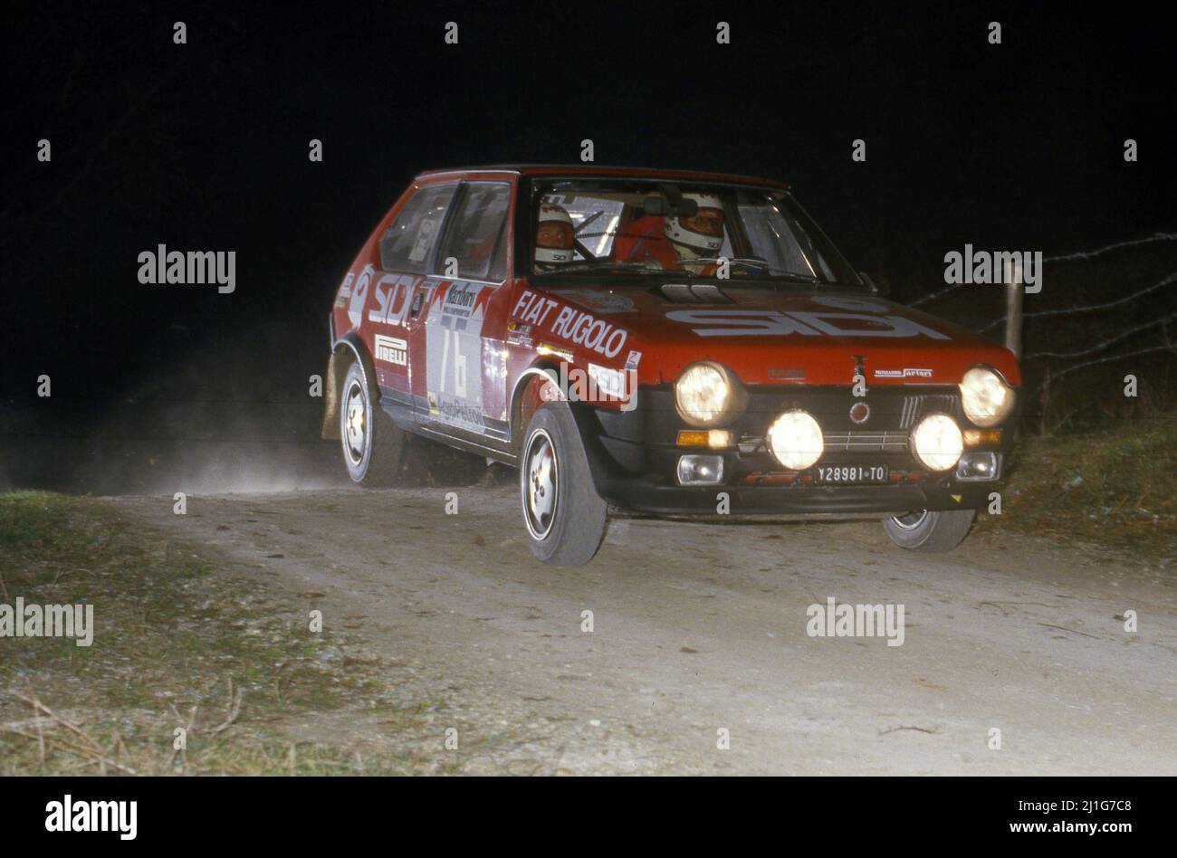 Daniele Signori (ITA) Mario Ferfoglia (ITA) Fiat Ritmo 125 Tc Abarth GrN Jolly Club Sartori ...
