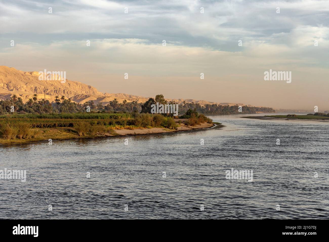 Scenery along the Nile Stock Photo - Alamy