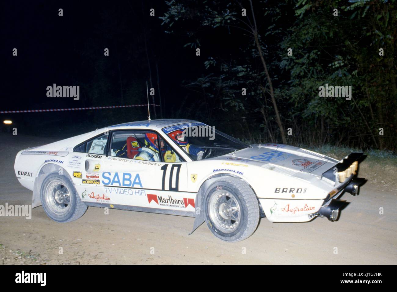 Harri Toivonen (FIN) Von Ceddi (FIN) Ferrari 308 GtB Gr4 Pro Motor ...