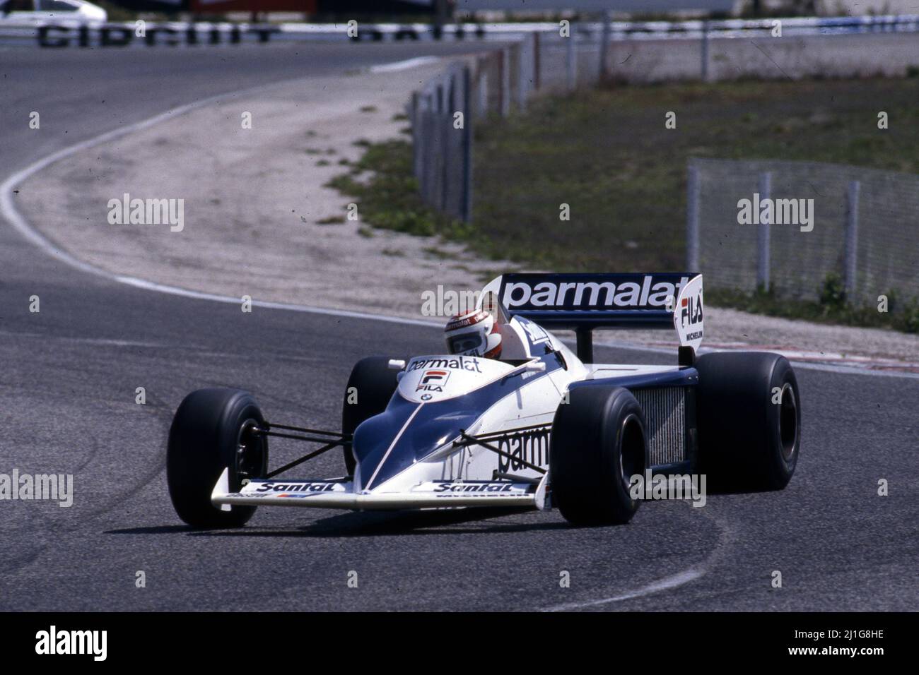 Nelson Piquet (BRA) Brabham BT 52 Bmw 2nd position Stock Photo - Alamy