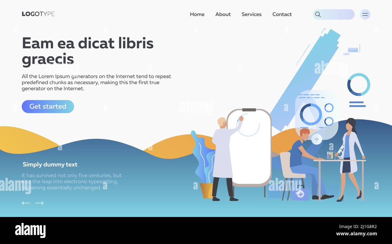 Patient undergoing medical tests. Laboratory, health, hospital flat ...