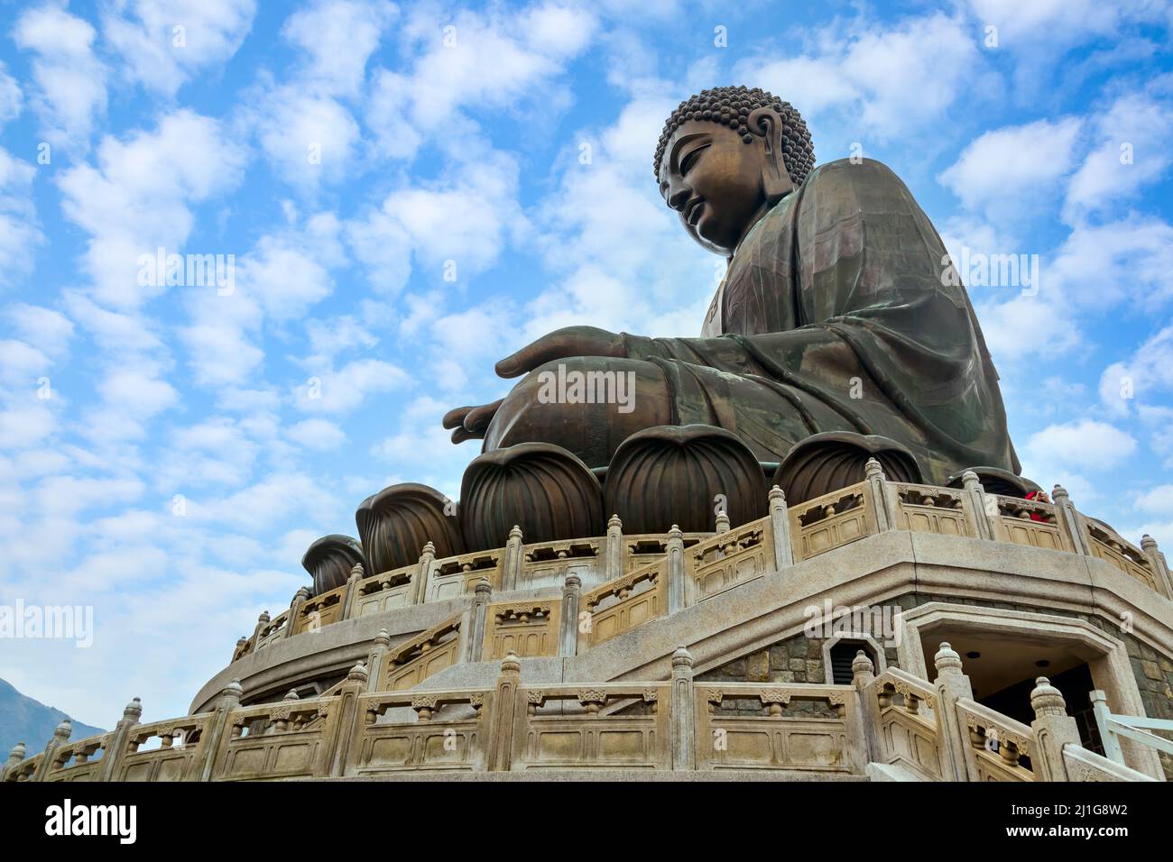 The Big Buddha in Hong Kong near Po Lin Monastery Stock Photo - Alamy