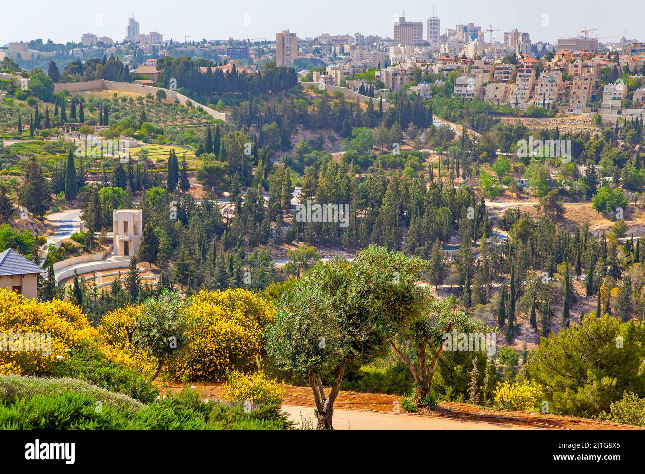 The City of Jerusalem, Israel. Panoramic cityscape Stock Photo - Alamy