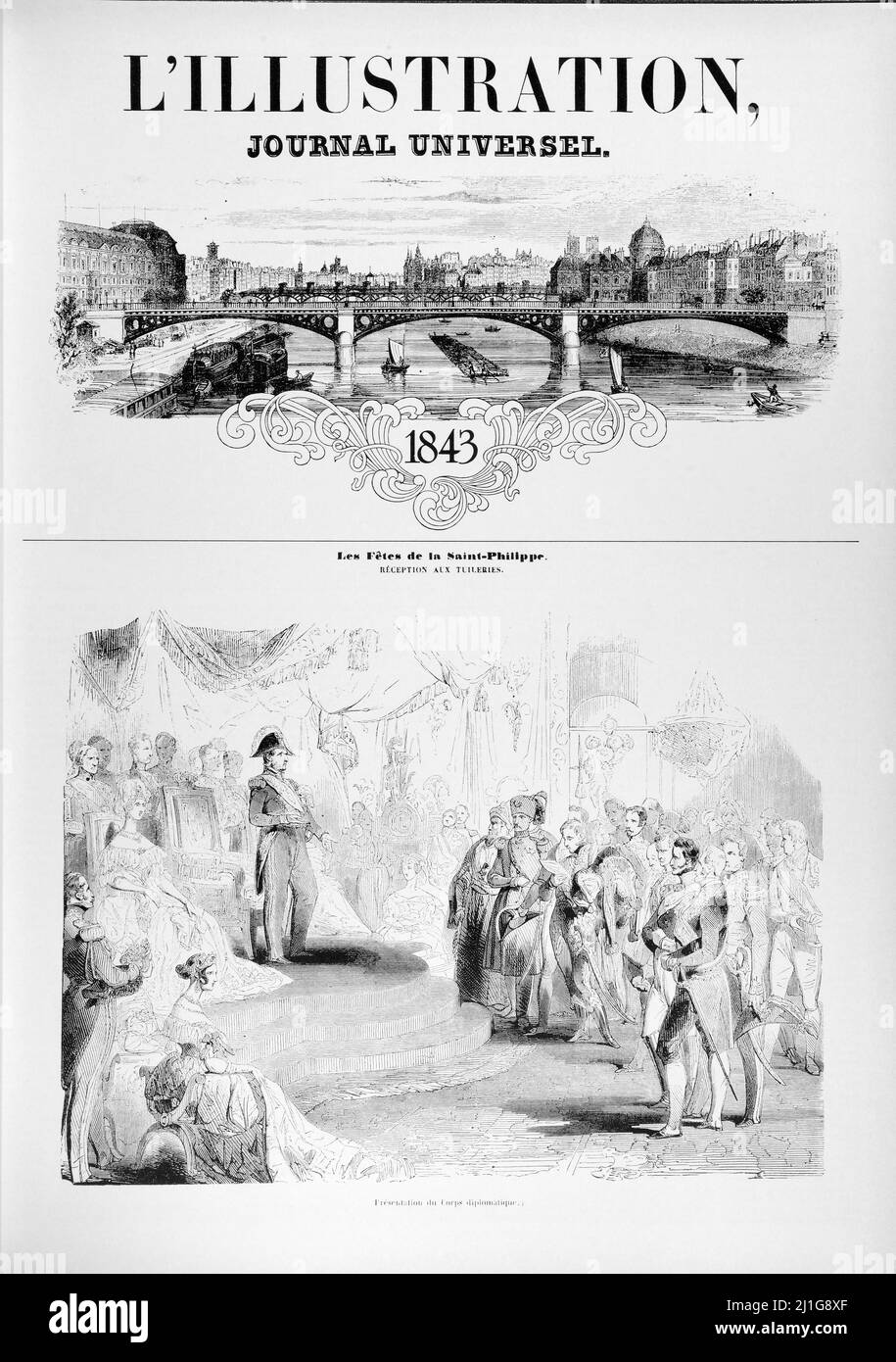 Front page - Extract from "L'Illustration Journal Universel" - French ...