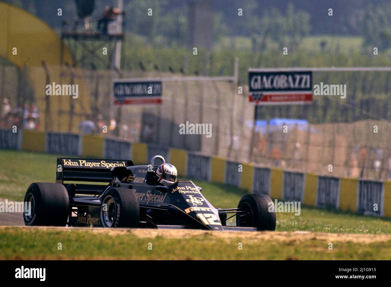 Nigel Mansell (GBR) Lotus 92 Ford Cosworth Stock Photo - Alamy