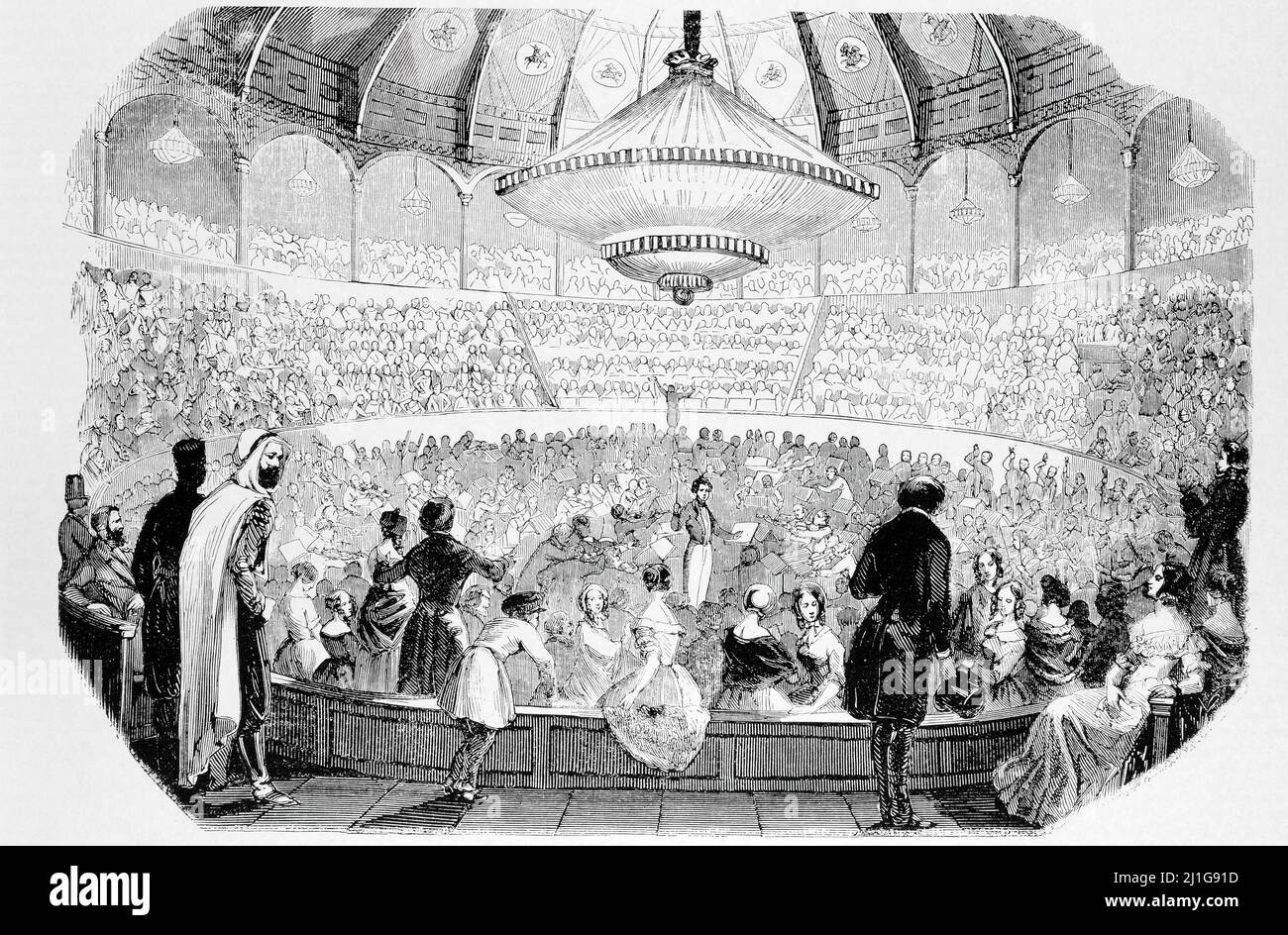 Eng translation : " Concert given by M. Berlioz in the hall of the ...