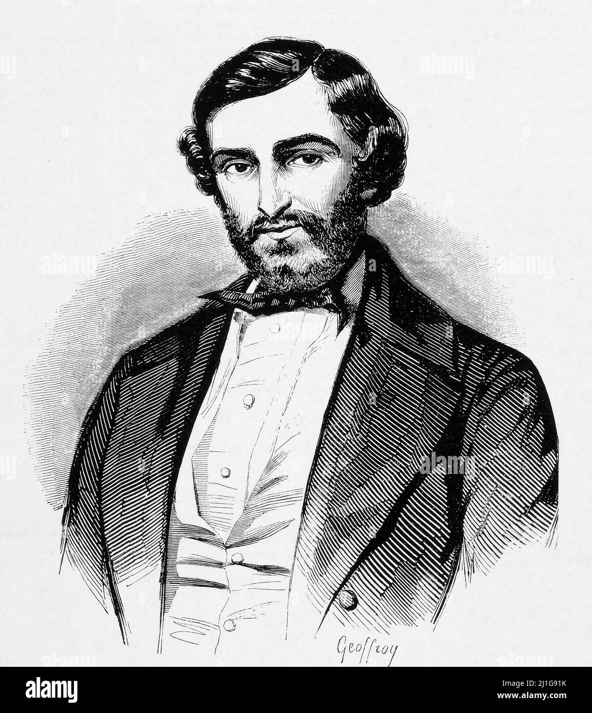 Portrait of M. Verdi - Extract from "L'Illustration Journal Universel ...